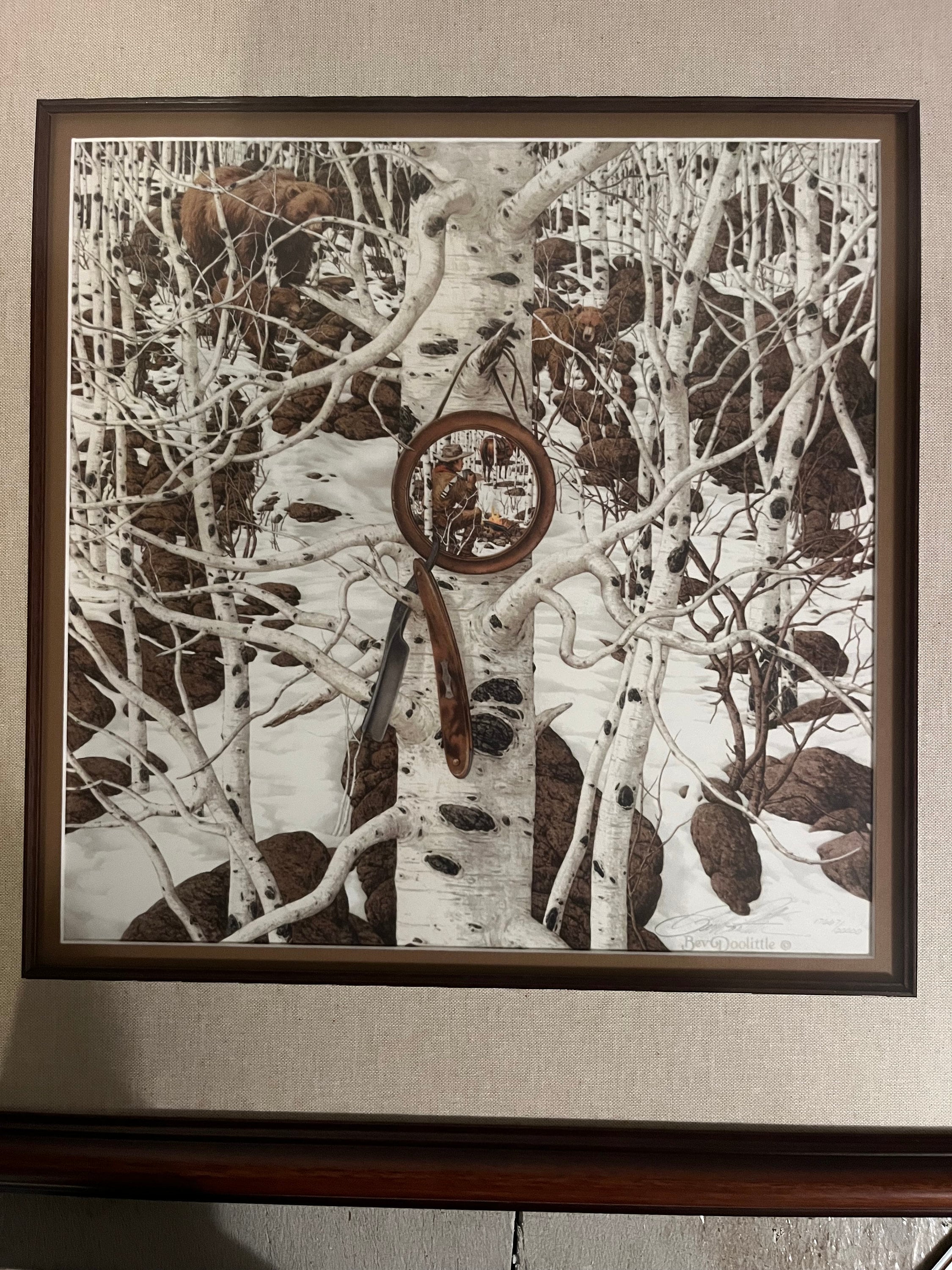 Bev Doolittle three More for Breakfast Limited Edition 1996 Print, Hand ...