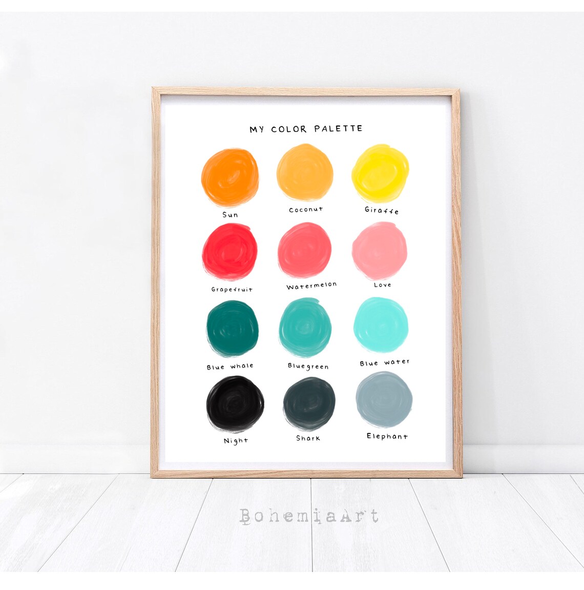 My color palette teacher classroom decor Montessori Nursery | Etsy