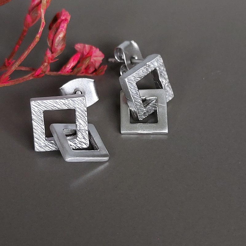 Geometric Earrings - Etsy