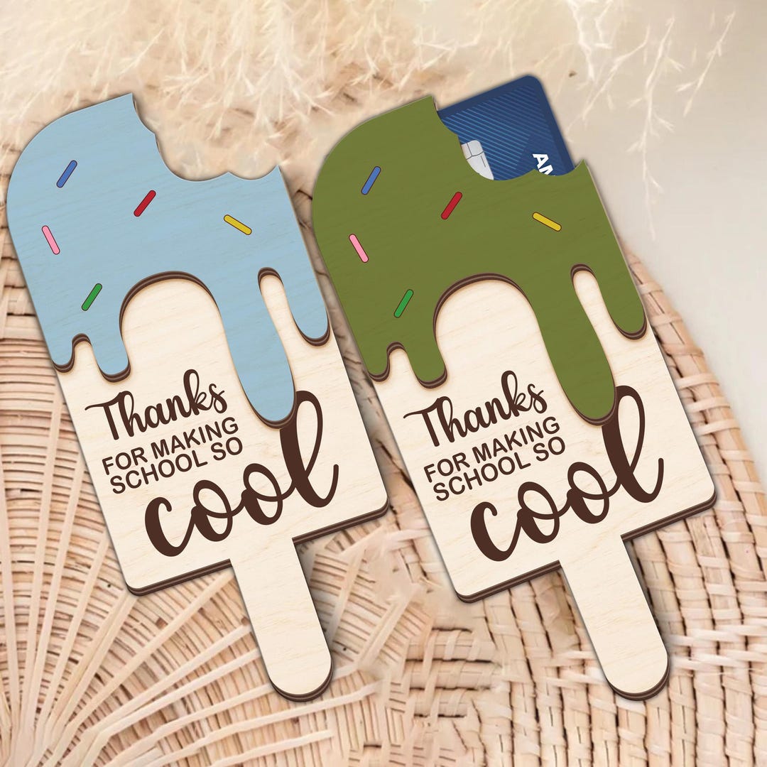 Personalized Teacher Gift Card Holder, Teacher Appreciation Gift| End ...