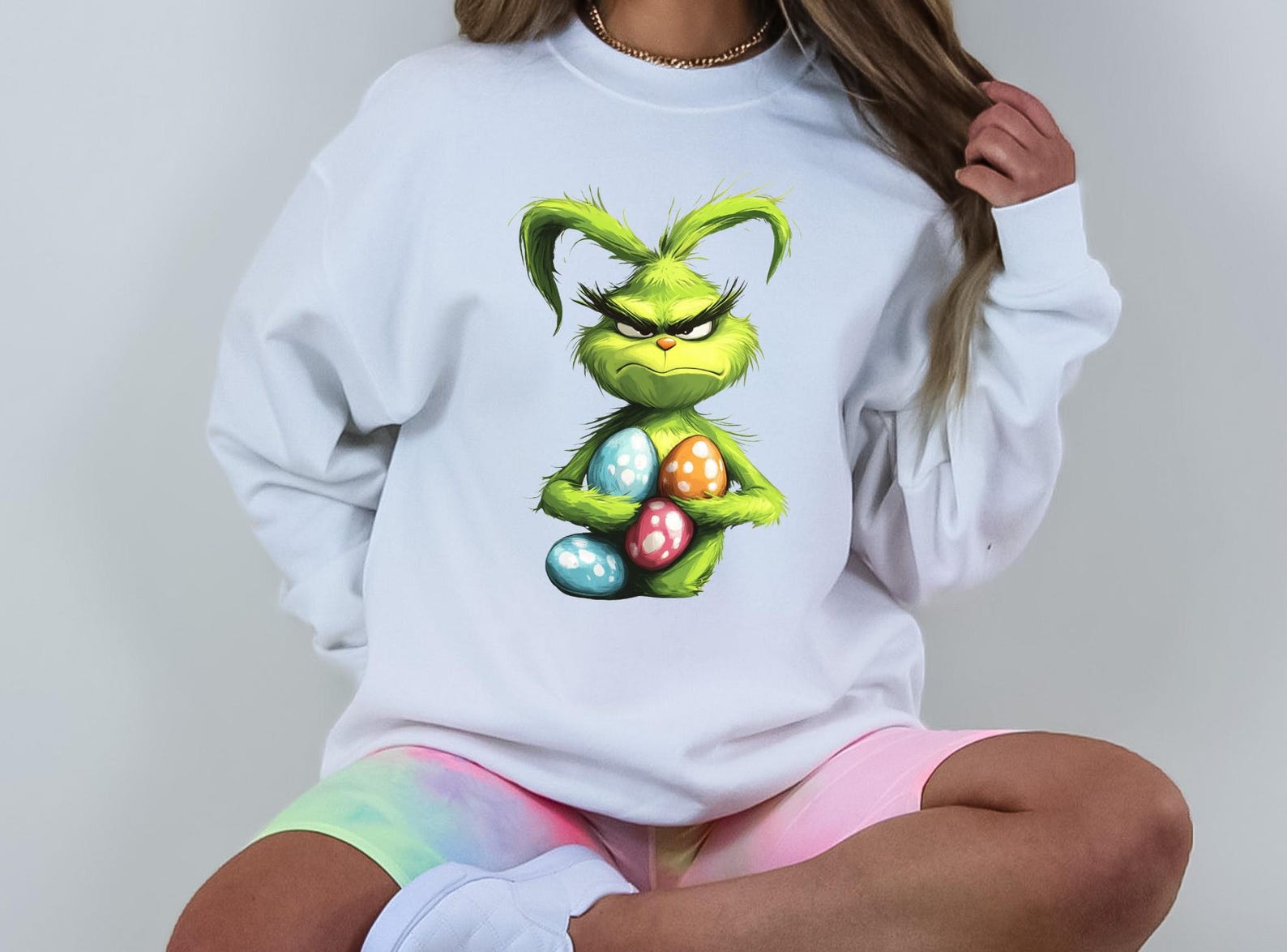 Grinch Easter Bunny Digital PNG – Funny Easter Sublimation Design - Etsy
