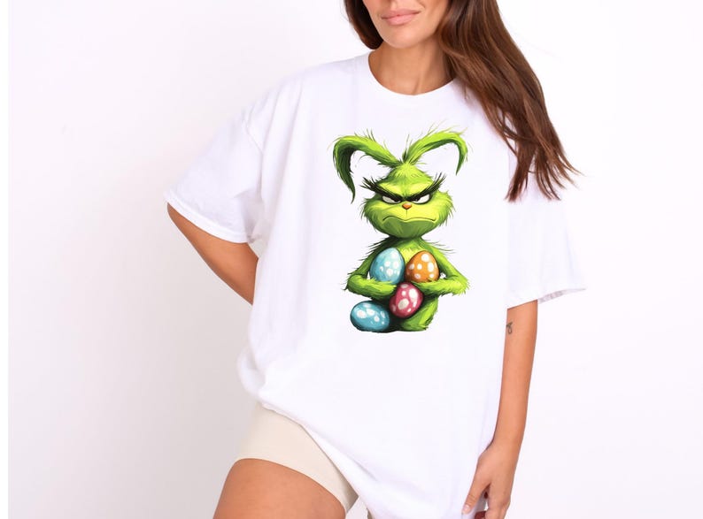 Grinch Easter Bunny Digital PNG – Funny Easter Sublimation Design - Etsy