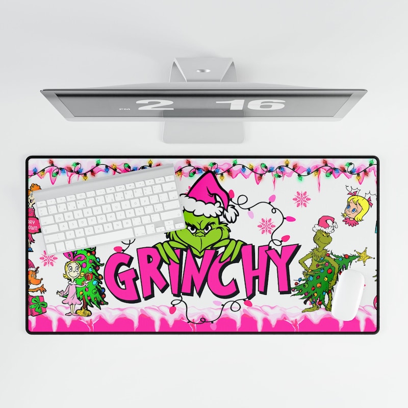 Grinch Computer Decor - Etsy