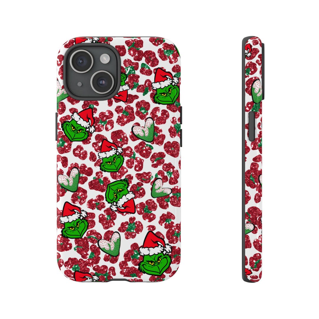 Tough Cases, the Grinch Christmas, Leopard Print - Etsy