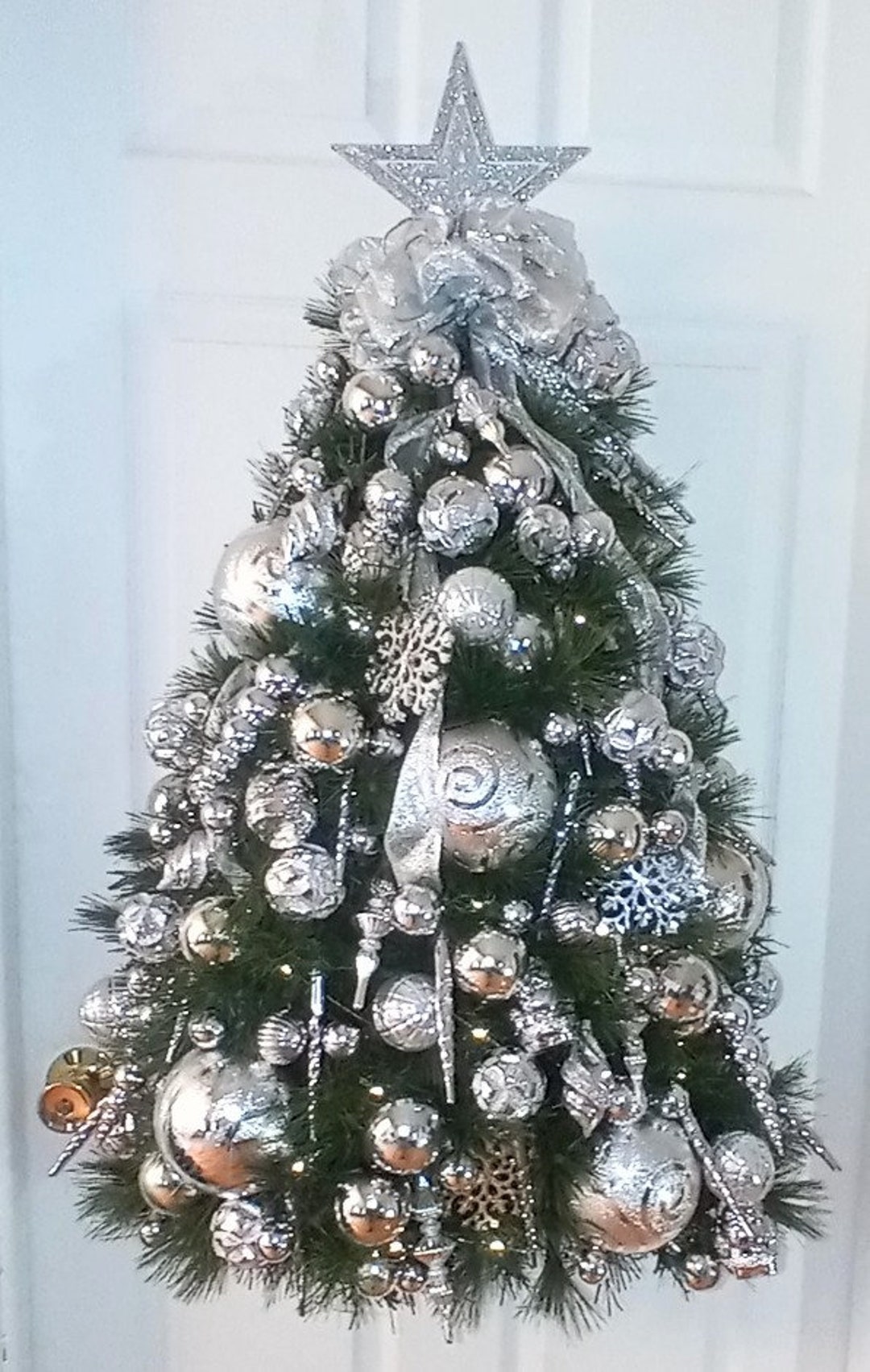 All Silver Wall Tree - Etsy