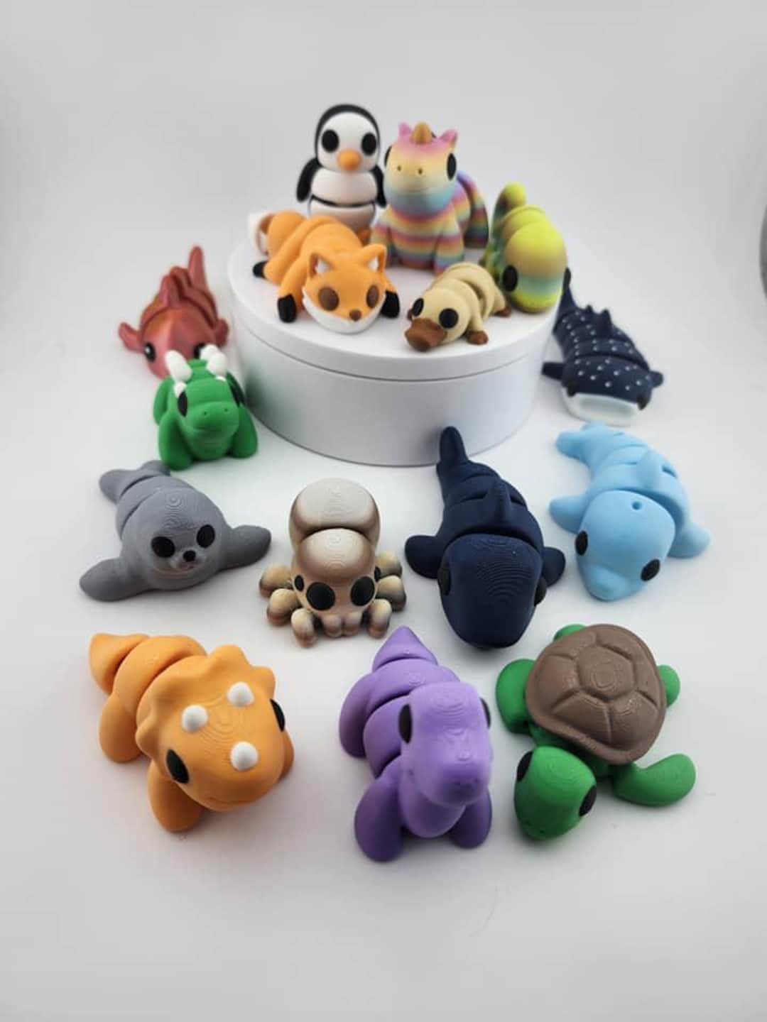 3D Printed Baby Animals Mystery Pack, Animal Mystery Pack, Cute Animal ...