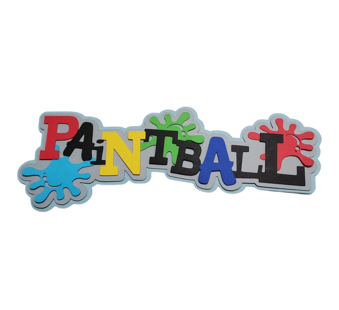 Paintball Chronicles, Premade Paper Piecing, Junk Journal, Scrapbook ...