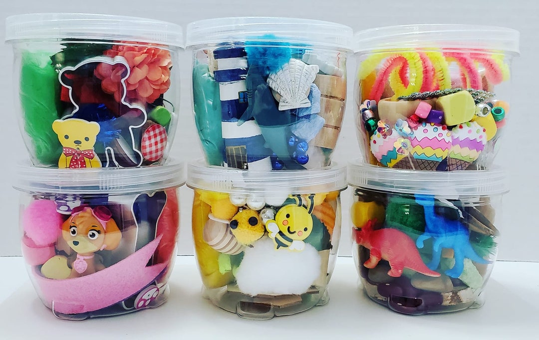 Playdough Jar,kids Party Favours,goodie Bags,play Dough Kit,birthday ...