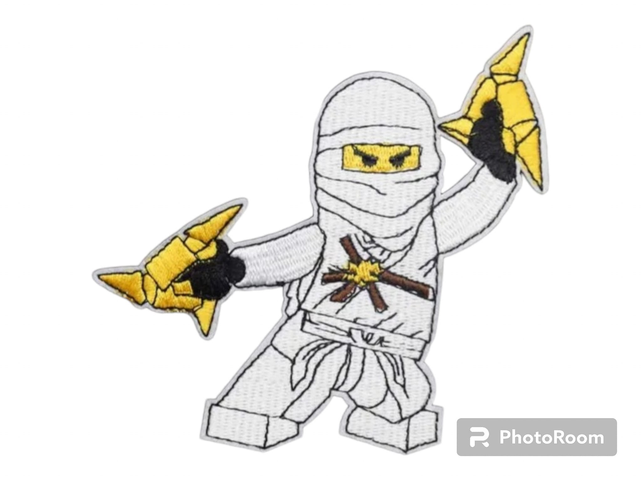 Red Ninja Patch, Green Ninja Iron On, Patches for Jackets, Embroidered ...