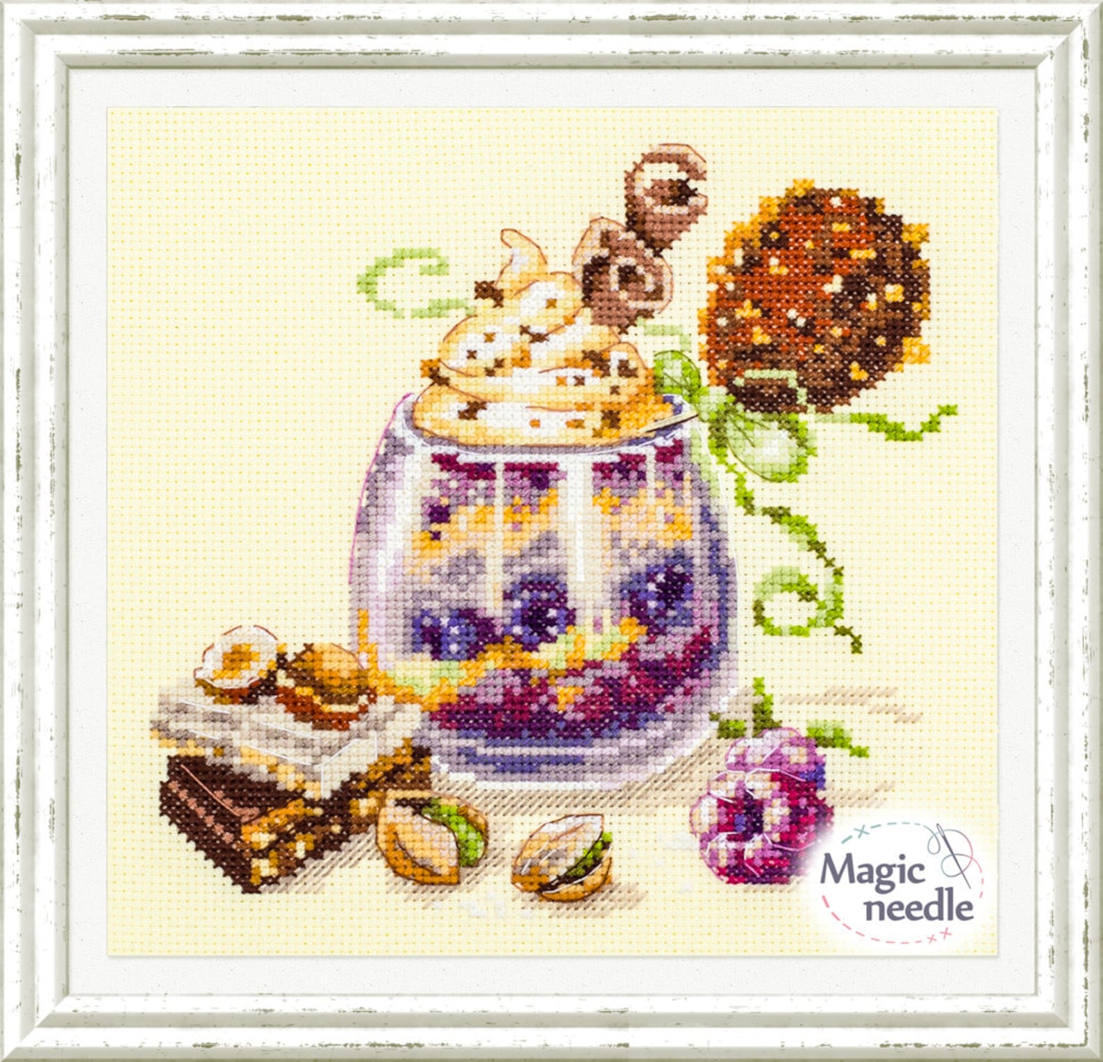 MAGIC NEEDLE Counted Cross Stitch Kit Magical Desserts - Etsy