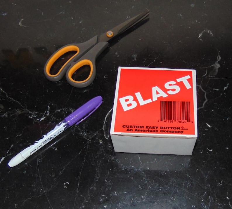 THE BLAST BUTTON - Air Horn Blast Sound Effect - Custom Easy Button® - Etsy