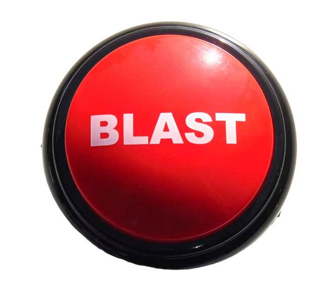 THE BLAST BUTTON - Air Horn Blast Sound Effect - Custom Easy Button® - Etsy