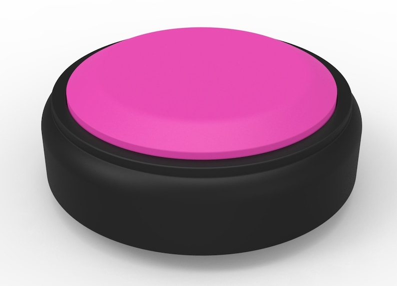 The Custom Easy Button "pink Top - Black Bottom" - Record Your Own 10 ...