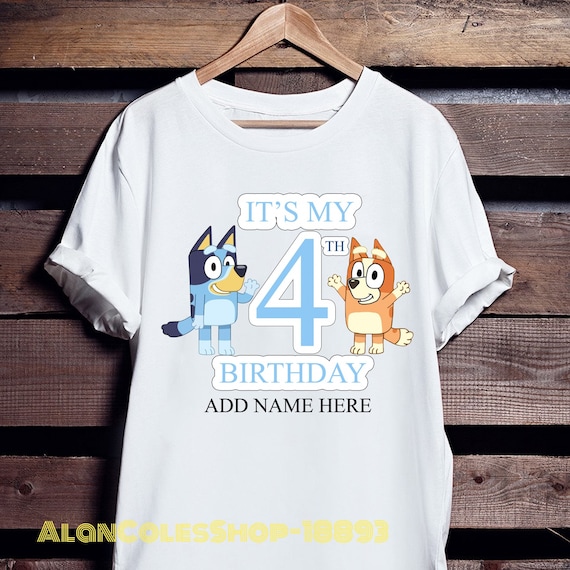 Bluey Birthday Party Shirt 4Th Birthday Shirt Birthday Girl Etsy bluey-birthday-party-shirt-4th-birthday-shirt-birthday-girl-etsy