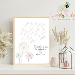 Teacher Gift Printable, Thank You for Helping Us Fly, Personalized Gift ...