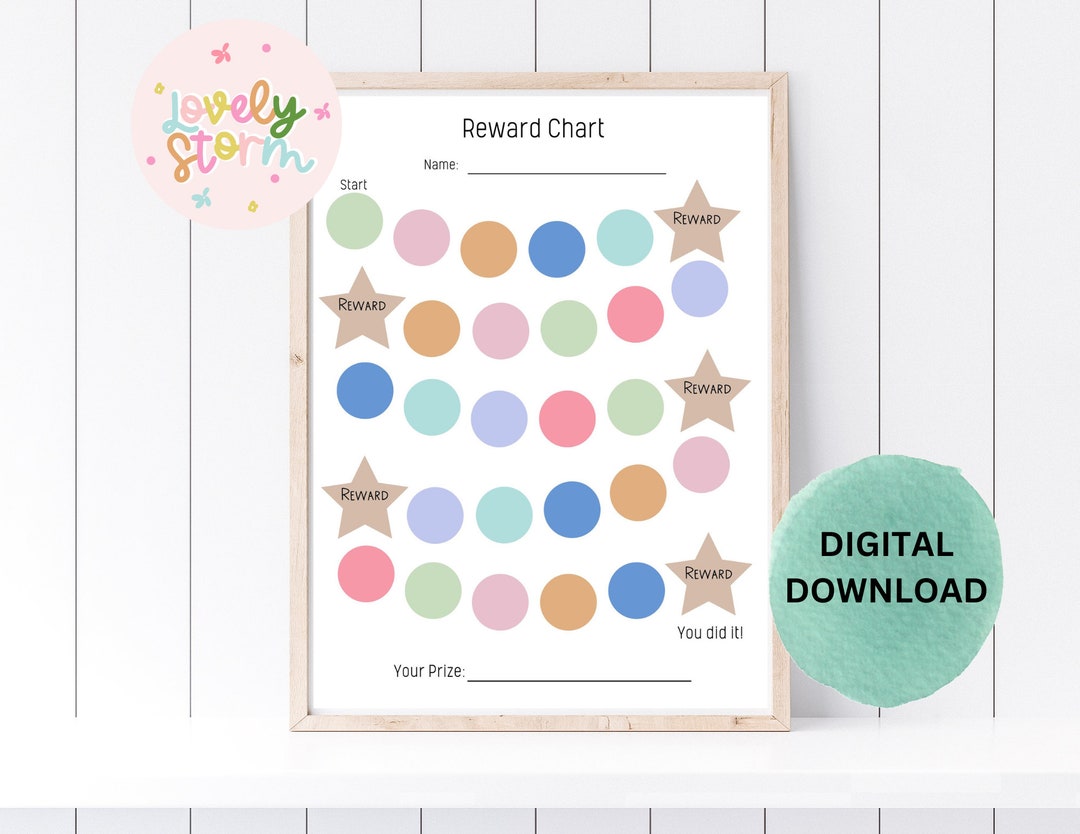 Reward Chart, Toddler Reward Chart, Kid Chart, Rewards, Routine Chart ...