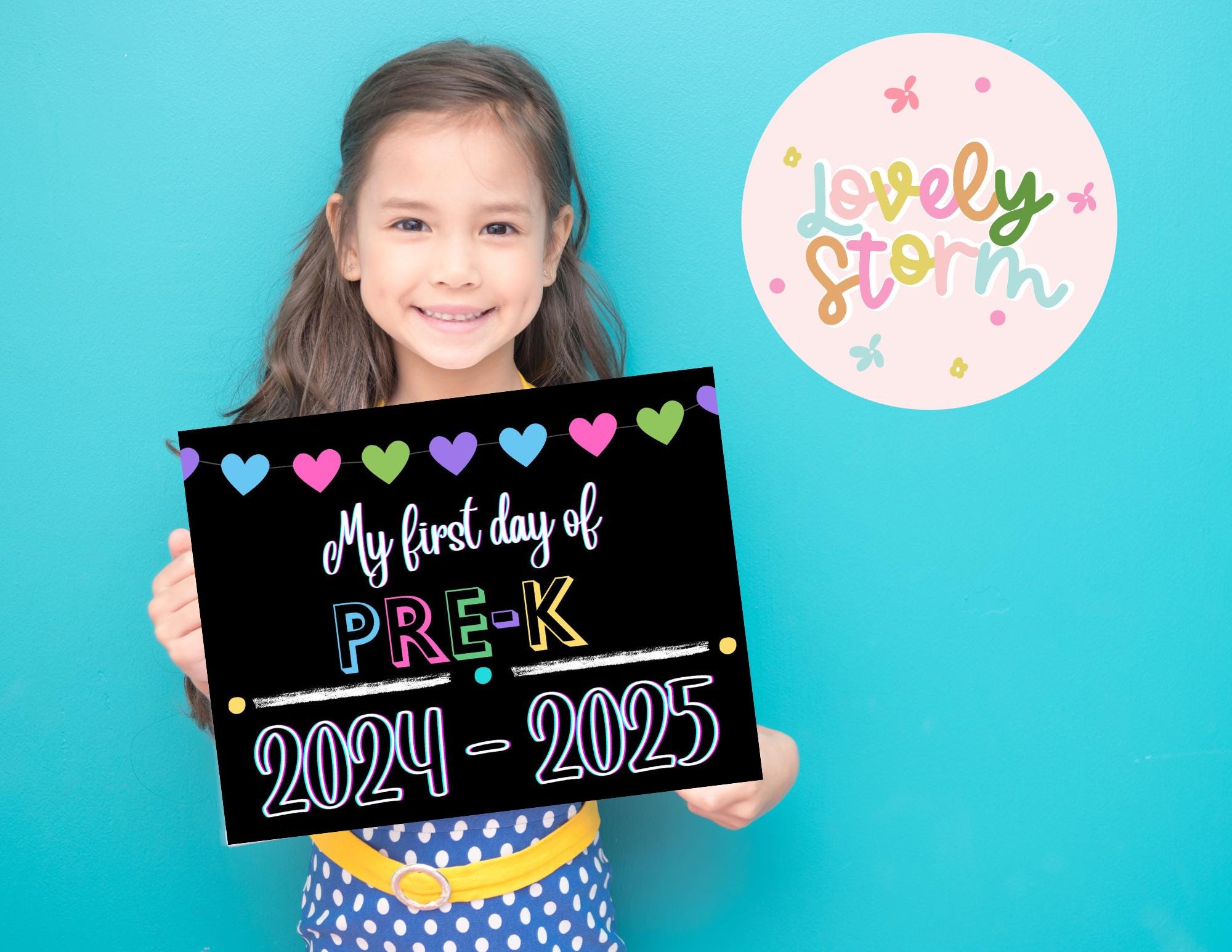 First Day of Pre-k, Hello Prek, Grade Sign, Prek Sign, School Sign ...