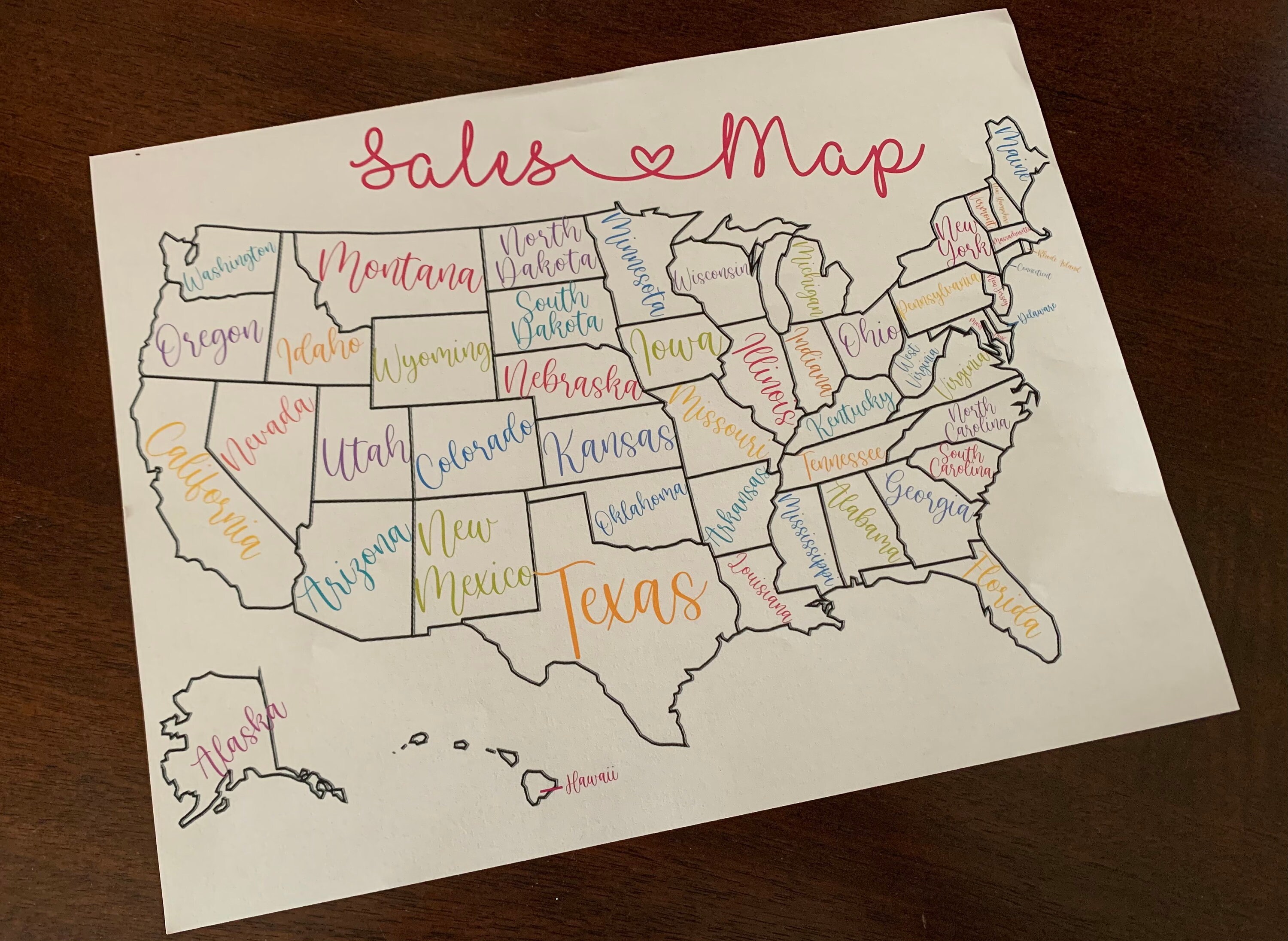 Sales Map - Etsy