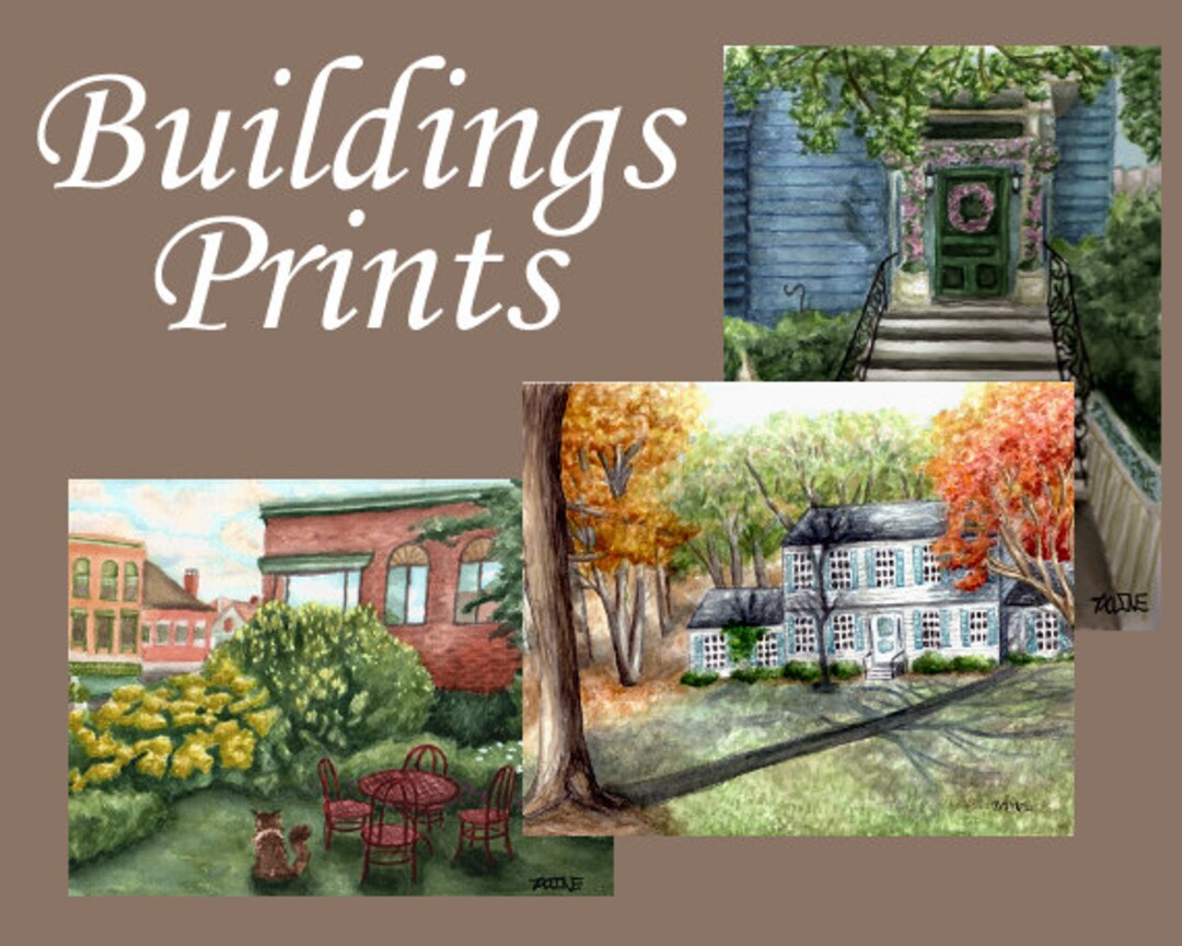 Buildings Prints - Etsy