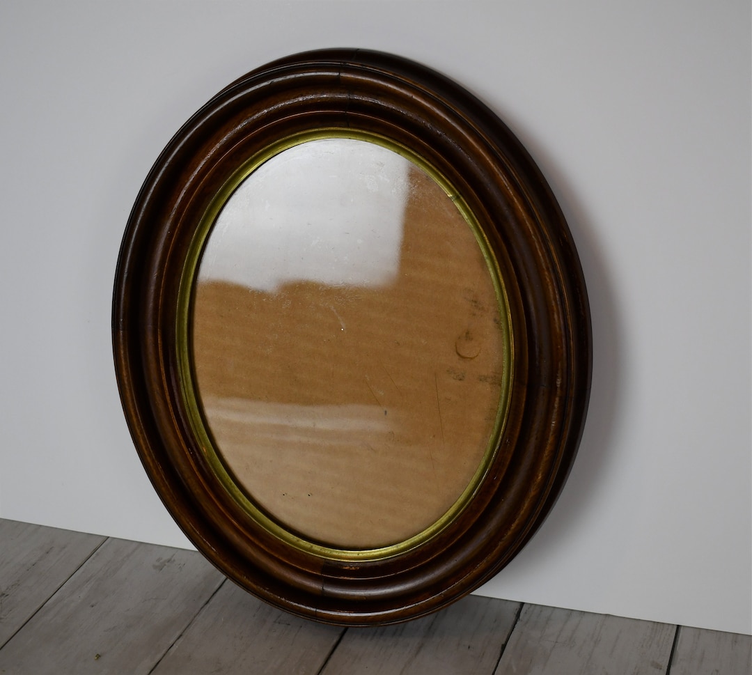 Vintage Wood Victorian Oval Frame - Hand Carved - Etsy