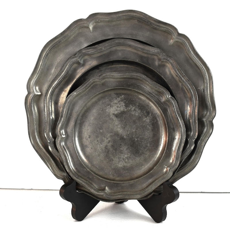 Pewter Plate - Etsy