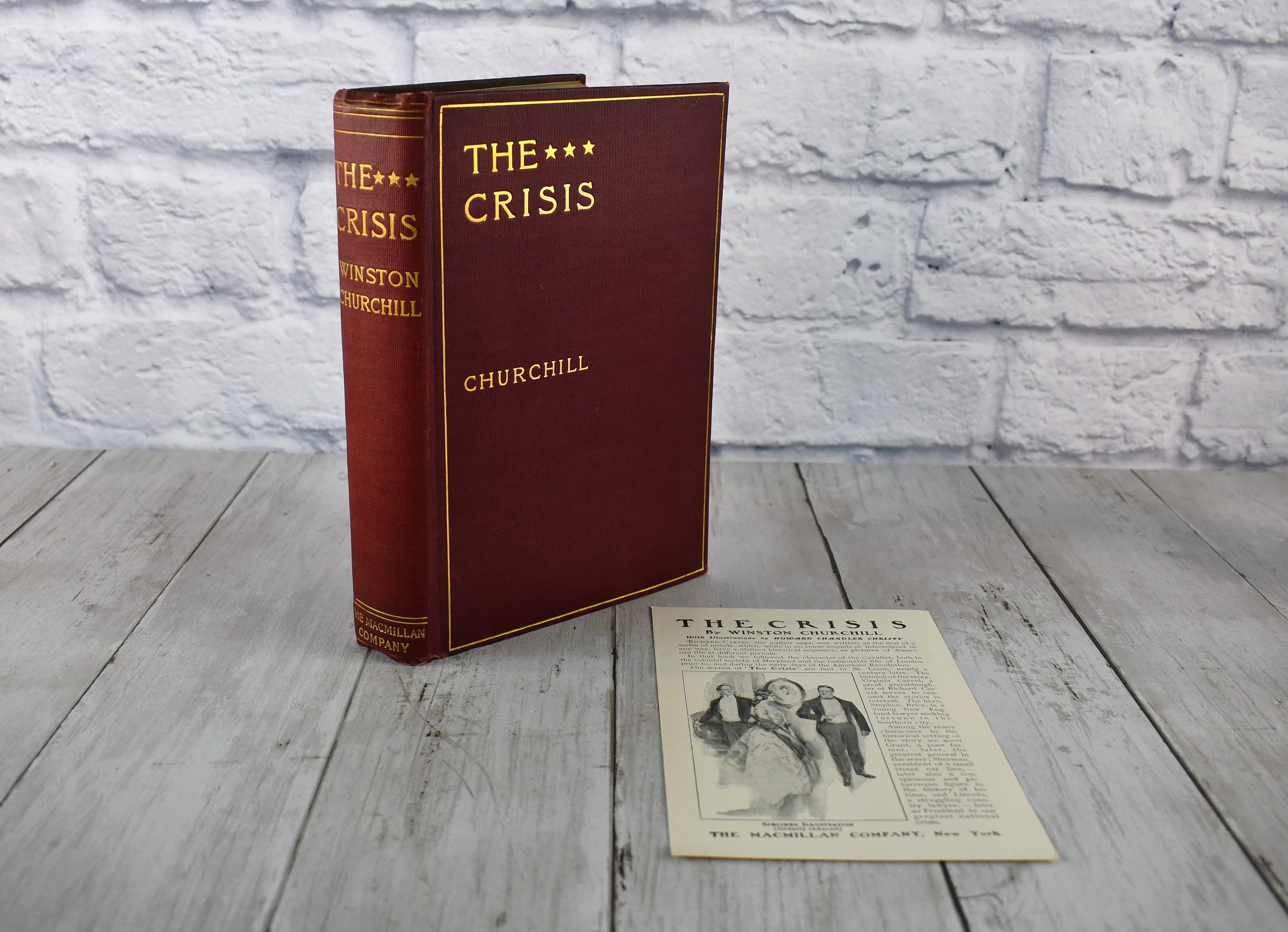 Vintage Book 1901 The Crisis by Winston Churchill | Etsy