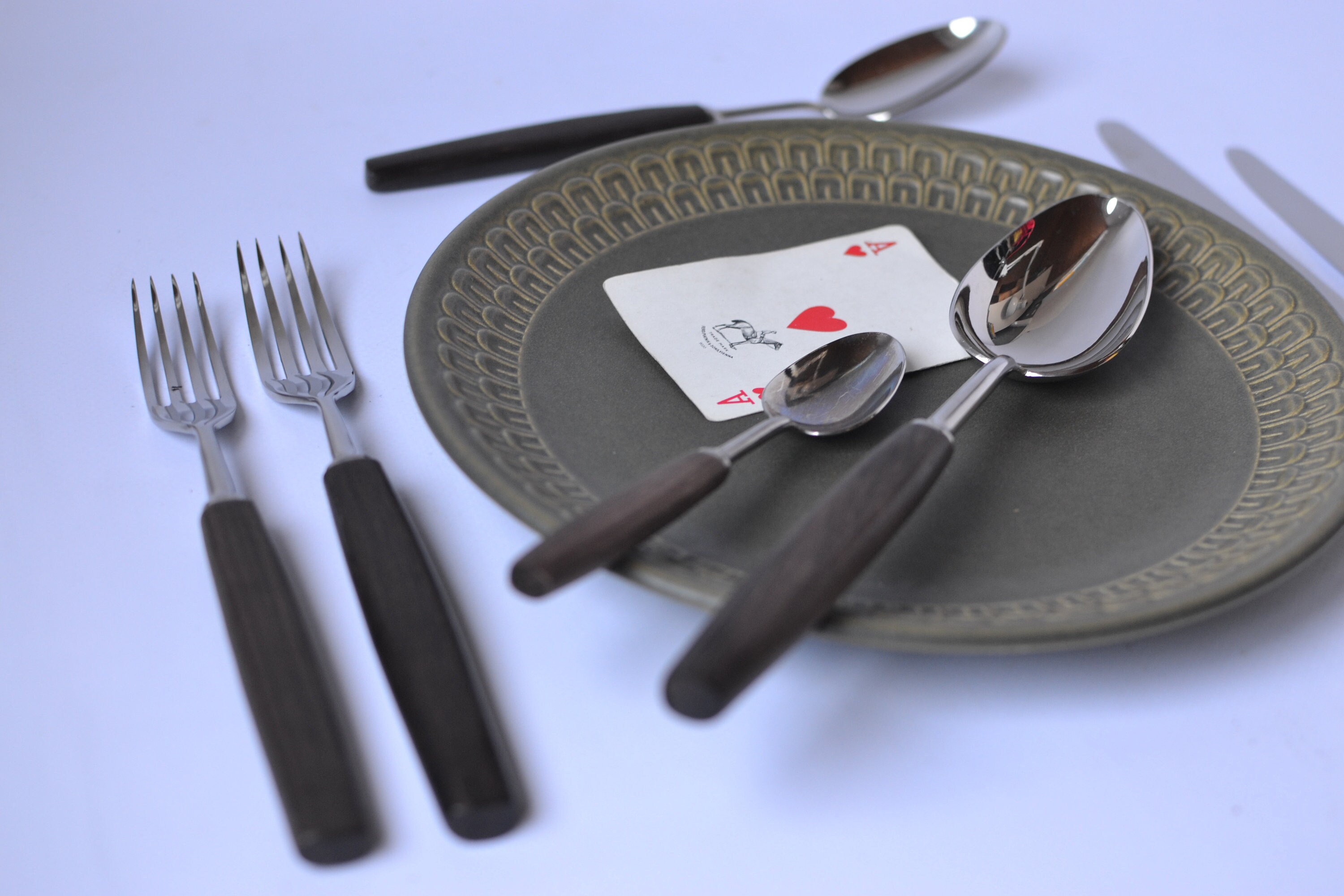 Thomas W Cork 36 Piece Cutlery Canteen. Mid Century Modern | Etsy