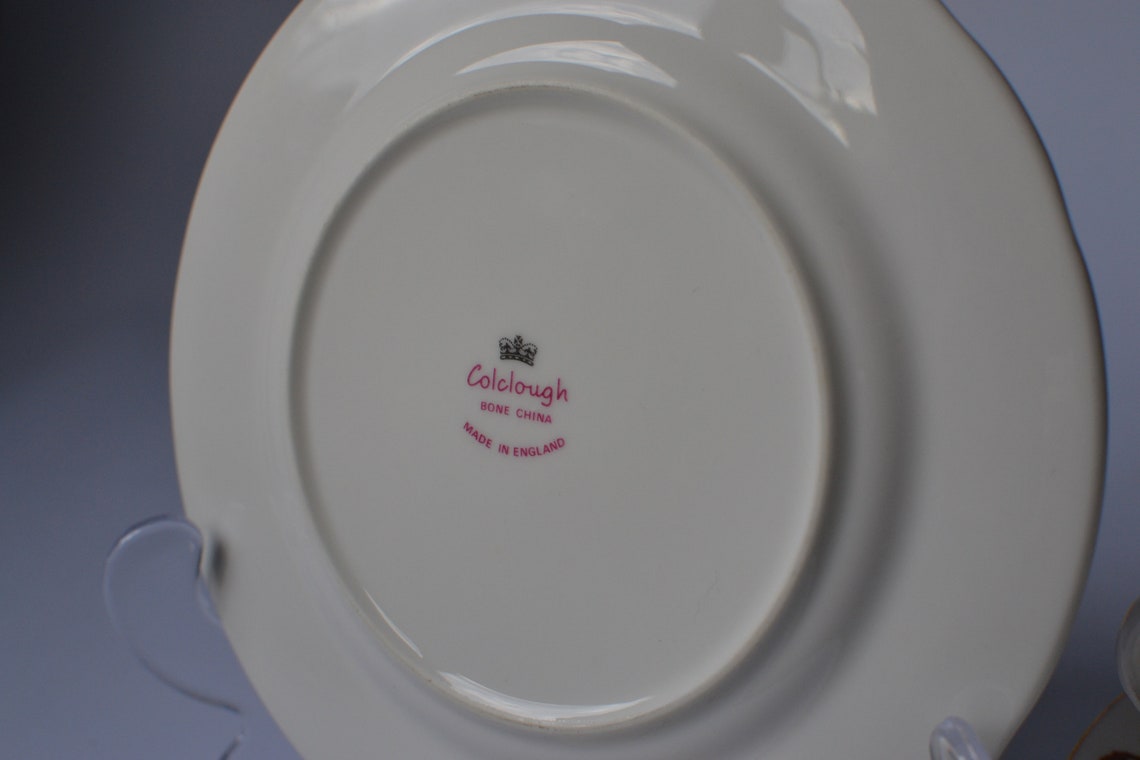 Tea Cup Saucer and Side Plate Trio. Colclough Ivy Design - Etsy UK