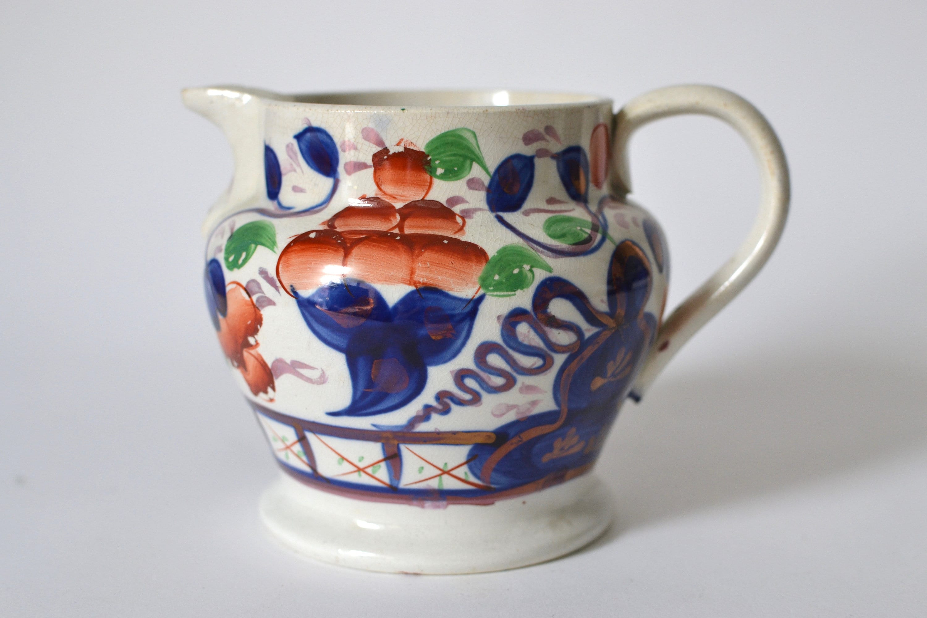 Antique Gaudy Welsh Jug Pitcher or Creamer Vintage C. 1840 - Etsy UK