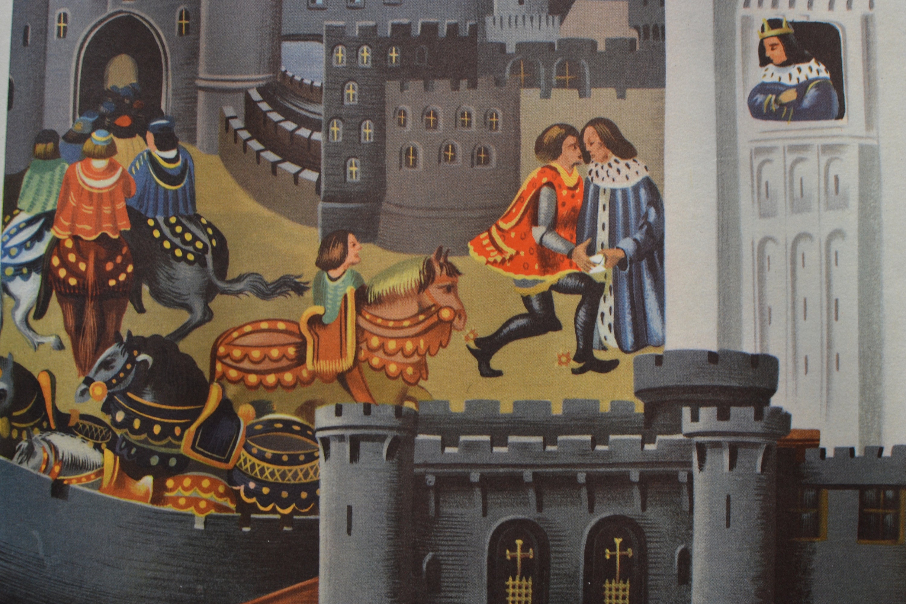 Vintage Macmillan History Lithograph Poster 'the Tower - Etsy