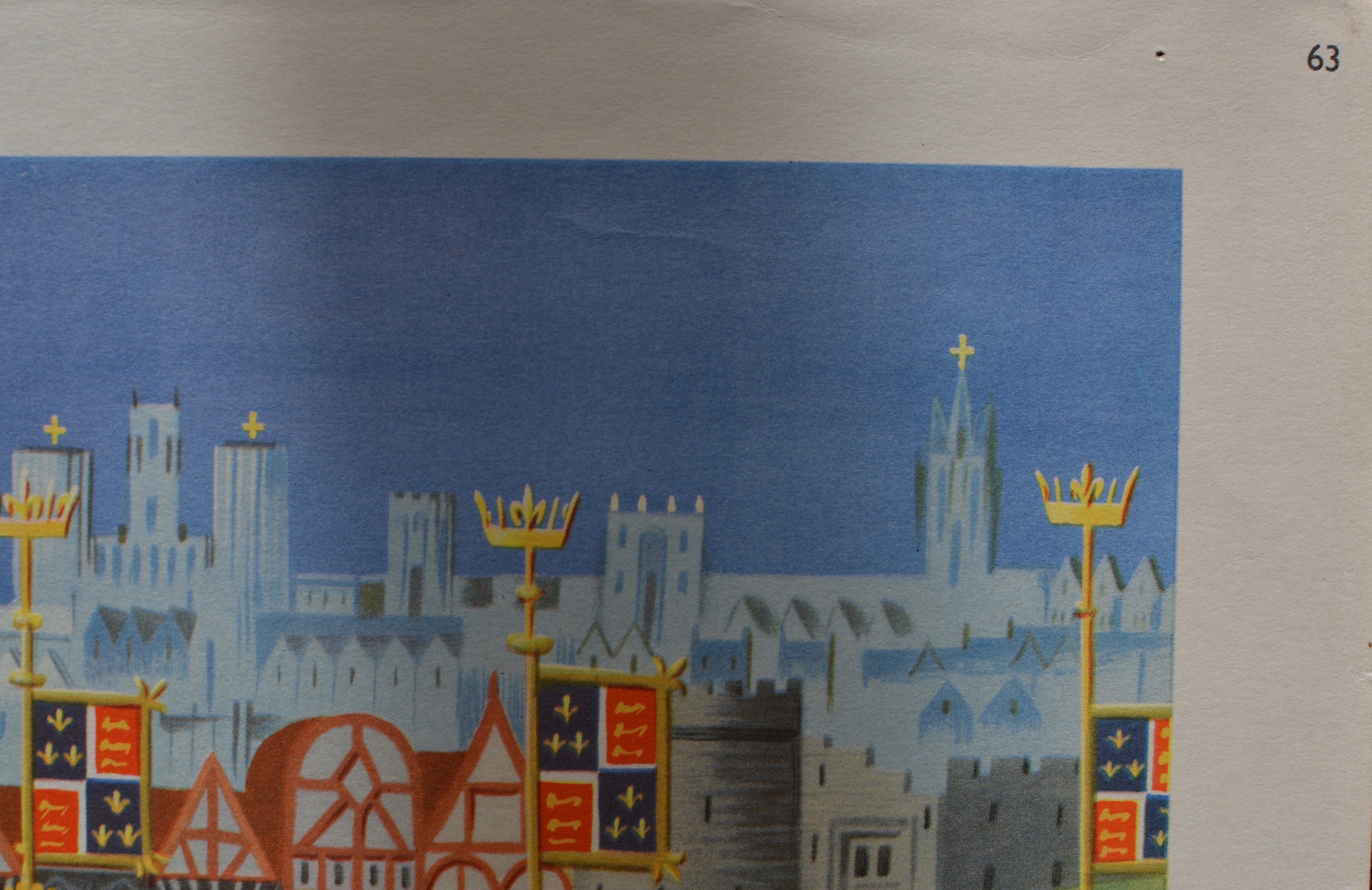 Vintage Macmillan History Lithograph Poster 'The Tower | Etsy