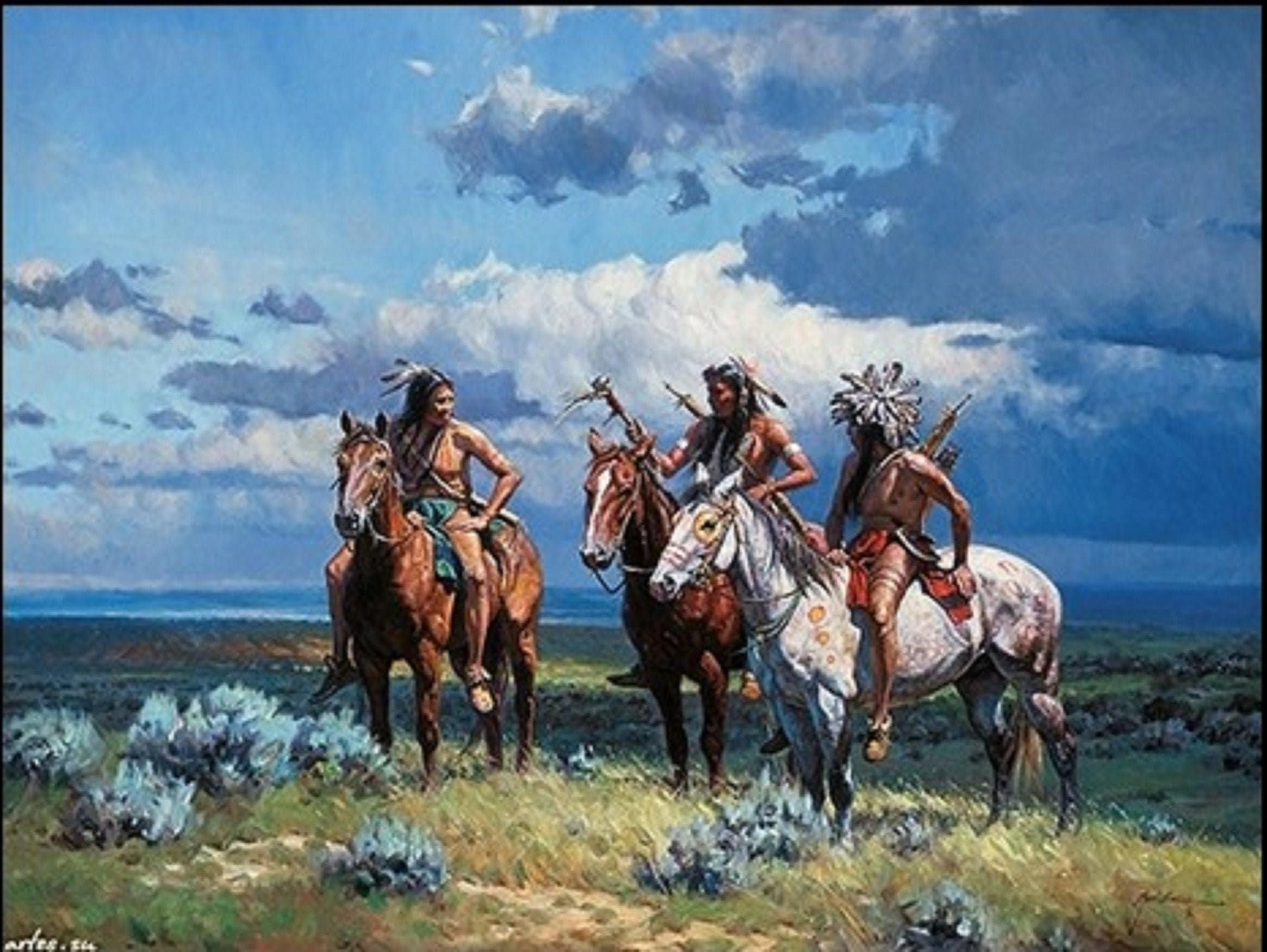 Native Americans Paintings