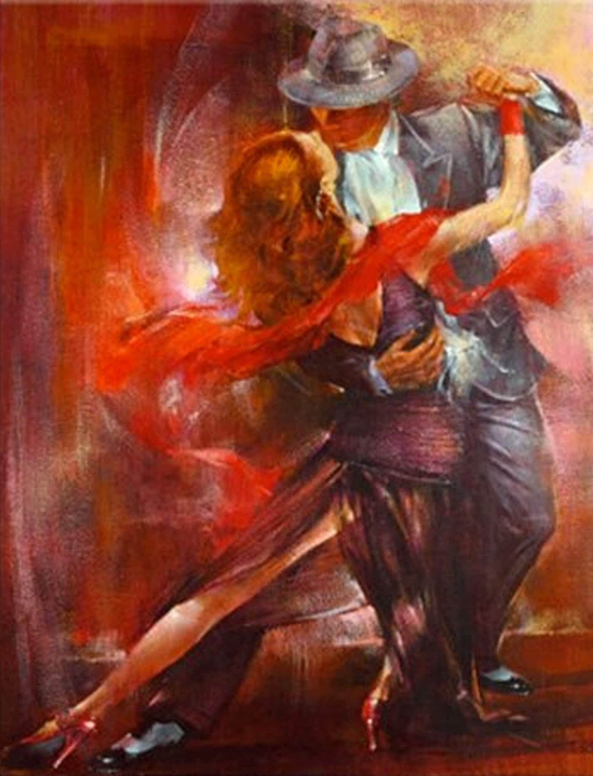 Abstract Tango Painting