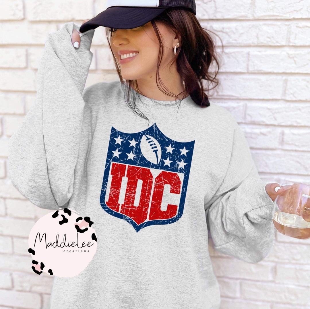 IDC Football Tee/crewneck, Football, Casual Sweatshirt, Comfy Crewneck ...