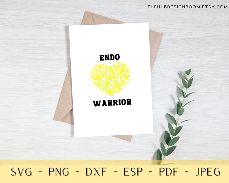ENDOMETRIOSIS Awareness SVG, Endometrioisis Awareness Ribbon ...