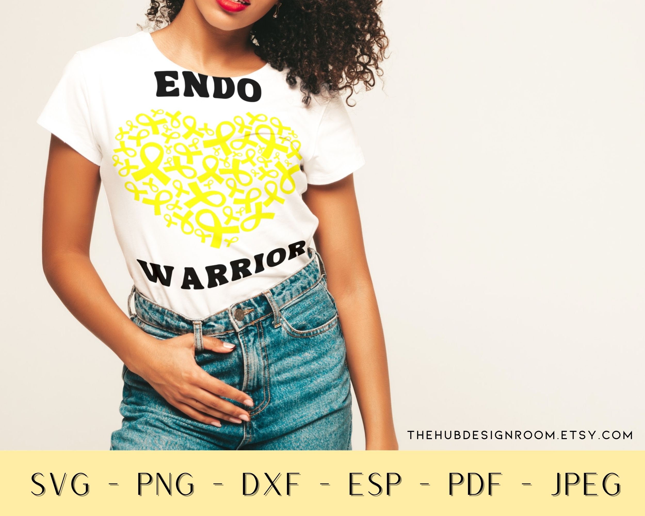 ENDOMETRIOSIS Awareness SVG, Endometrioisis Awareness Ribbon ...