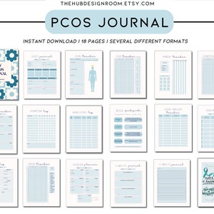 PCOS Journalprintable Digital, PCOS Planner, Pcos Tracker, PCOS Diary ...