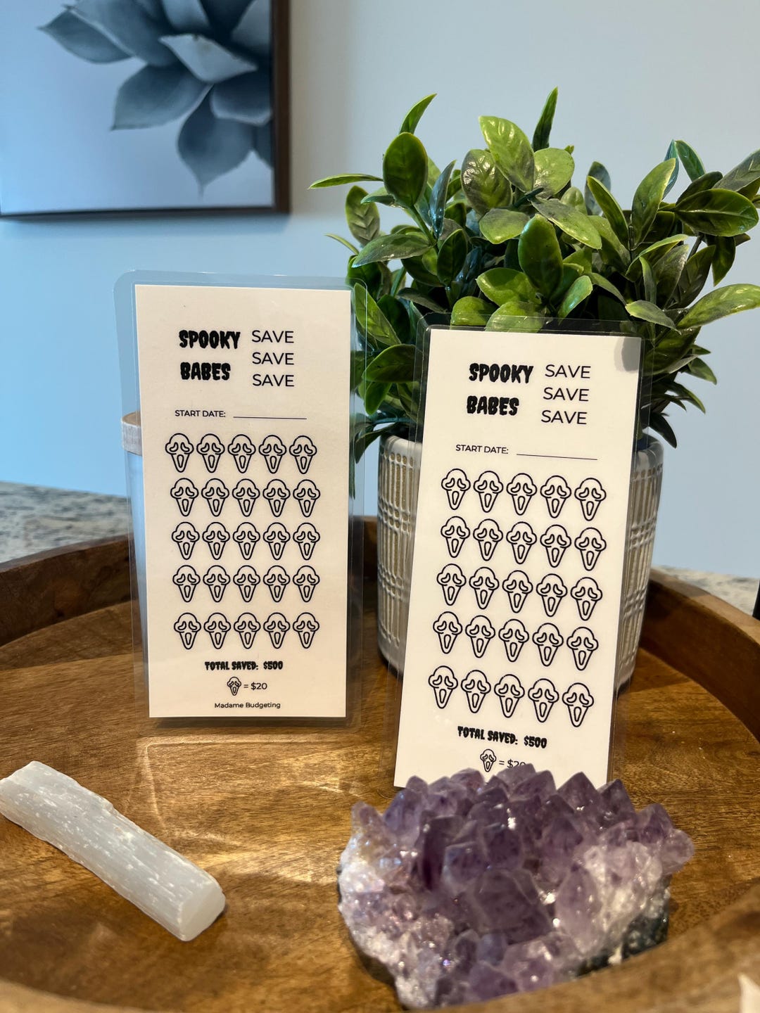 SPOOKY GHOSTFACE Savings Challenge Tracker | Personal Finances ...