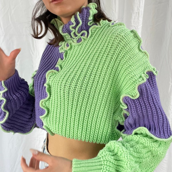 Sweater Patchwork - Etsy