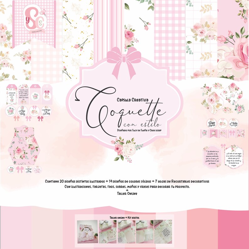 Coquette With Style Digital Kit + Online Workshop - Etsy
