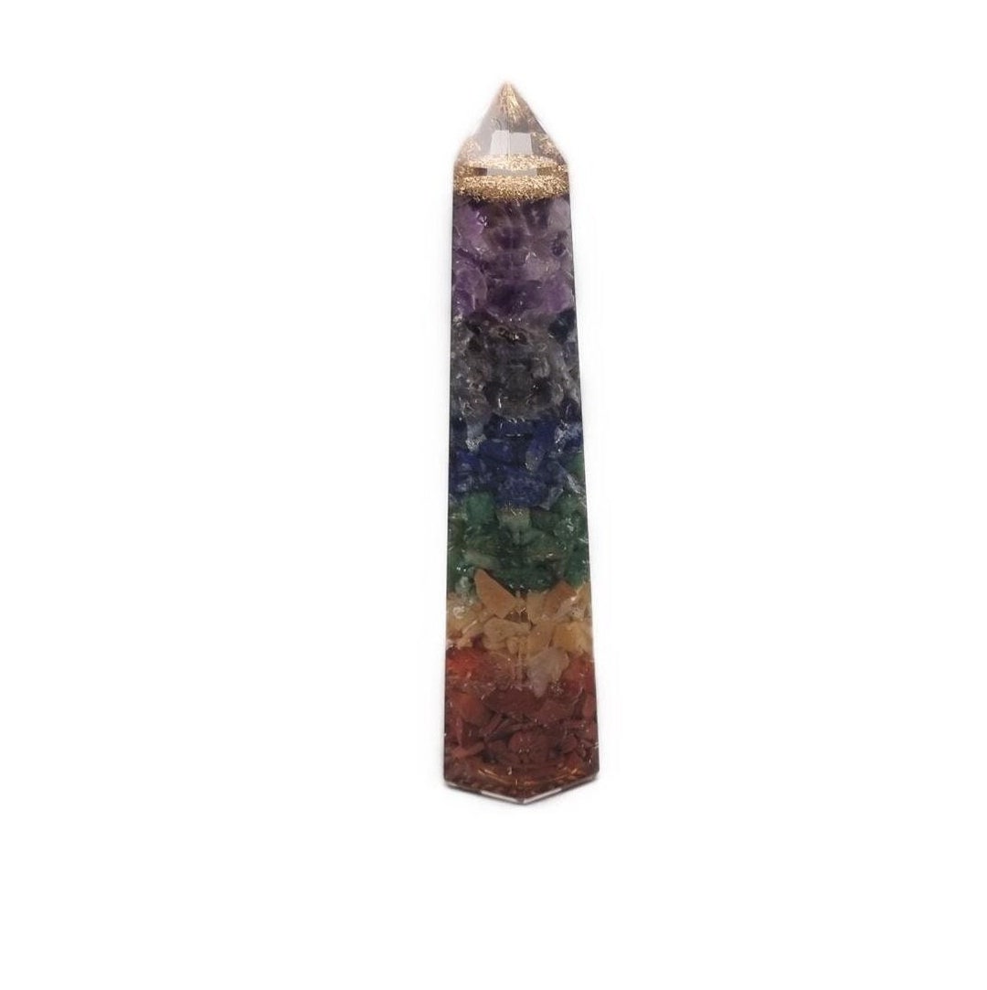 Orgonite Obelisk Chakra Obelisk 7 Chakras - Etsy