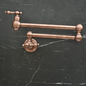 Copper Pot Filler, Kitchen Faucet, Kitchen Pot Filler, Stove Pot Filler ...