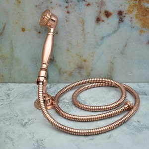 Copper Hand Held Shower, Handheld Shower With Hose Flexible - Etsy