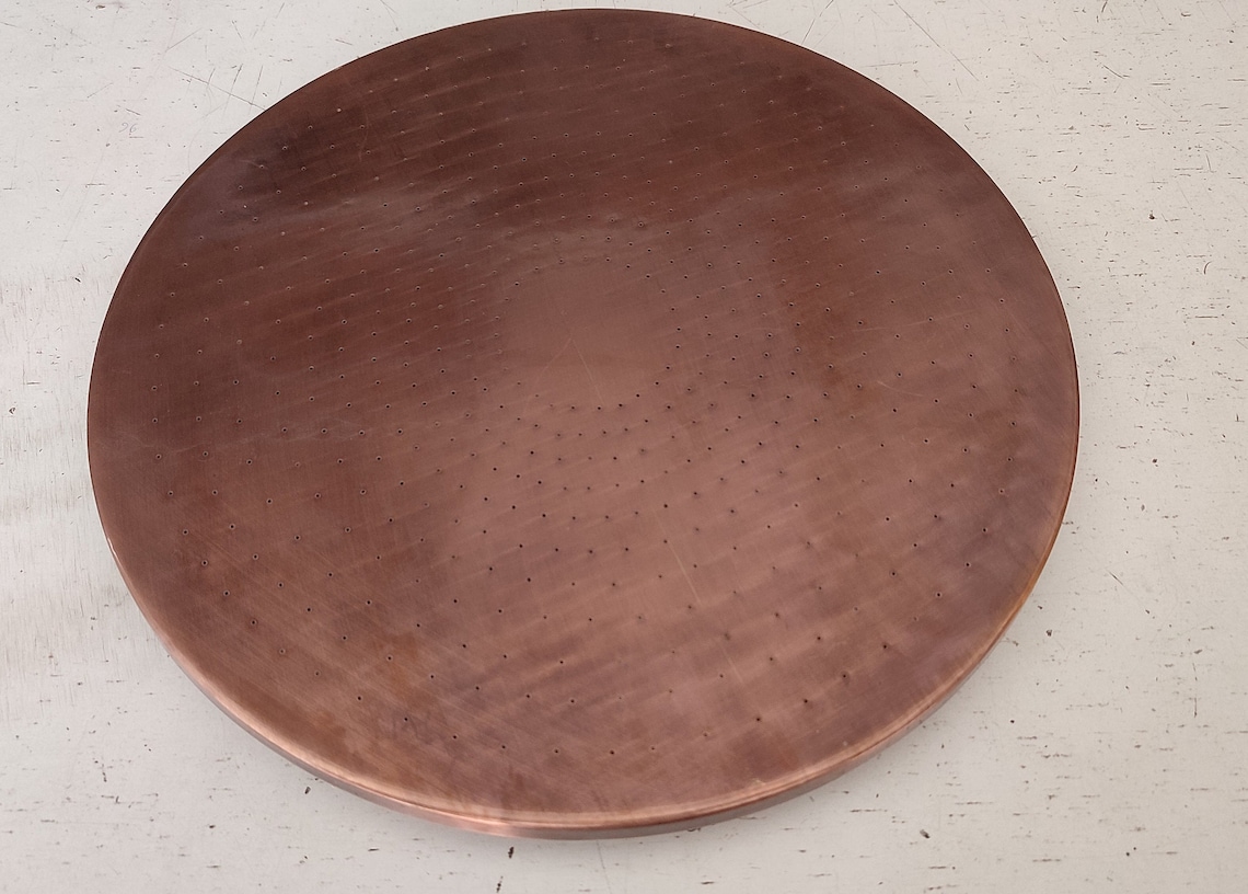 Copper Round Rain Shower Head, Rainfall Shower Head - Etsy