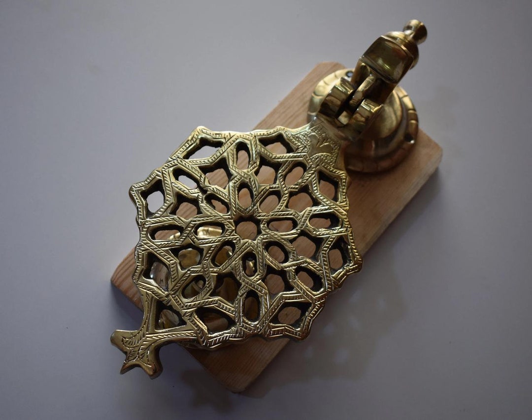Moroccan Door Knocker Craft Made of Brass Ornate Door Knocker - Brass ...