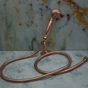 Copper Hand Held Shower, Handheld Shower With Hose Flexible - Etsy