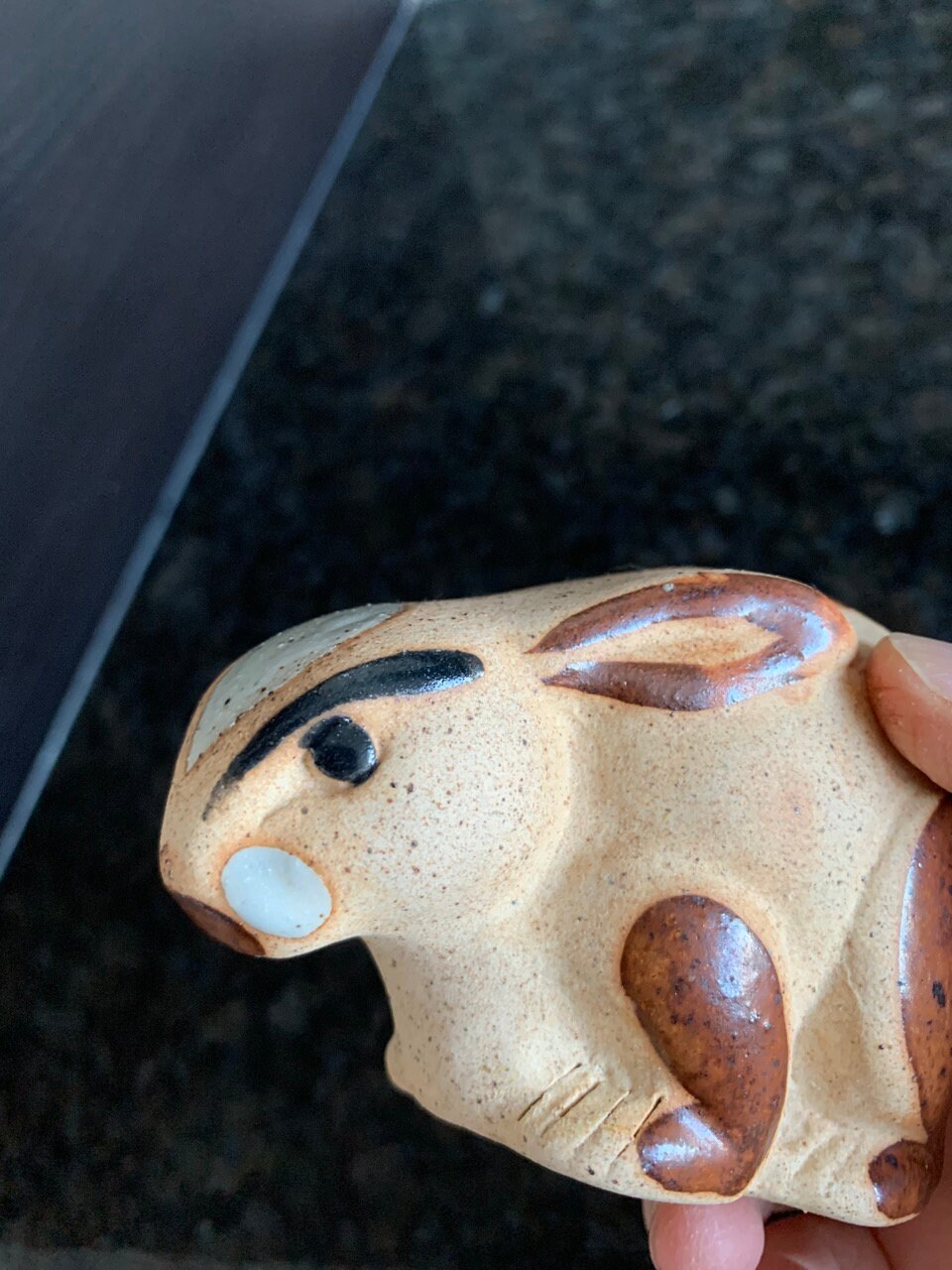 Mexican Tonala Pottery Rabbit With Floral Decoration Ceramic - Etsy