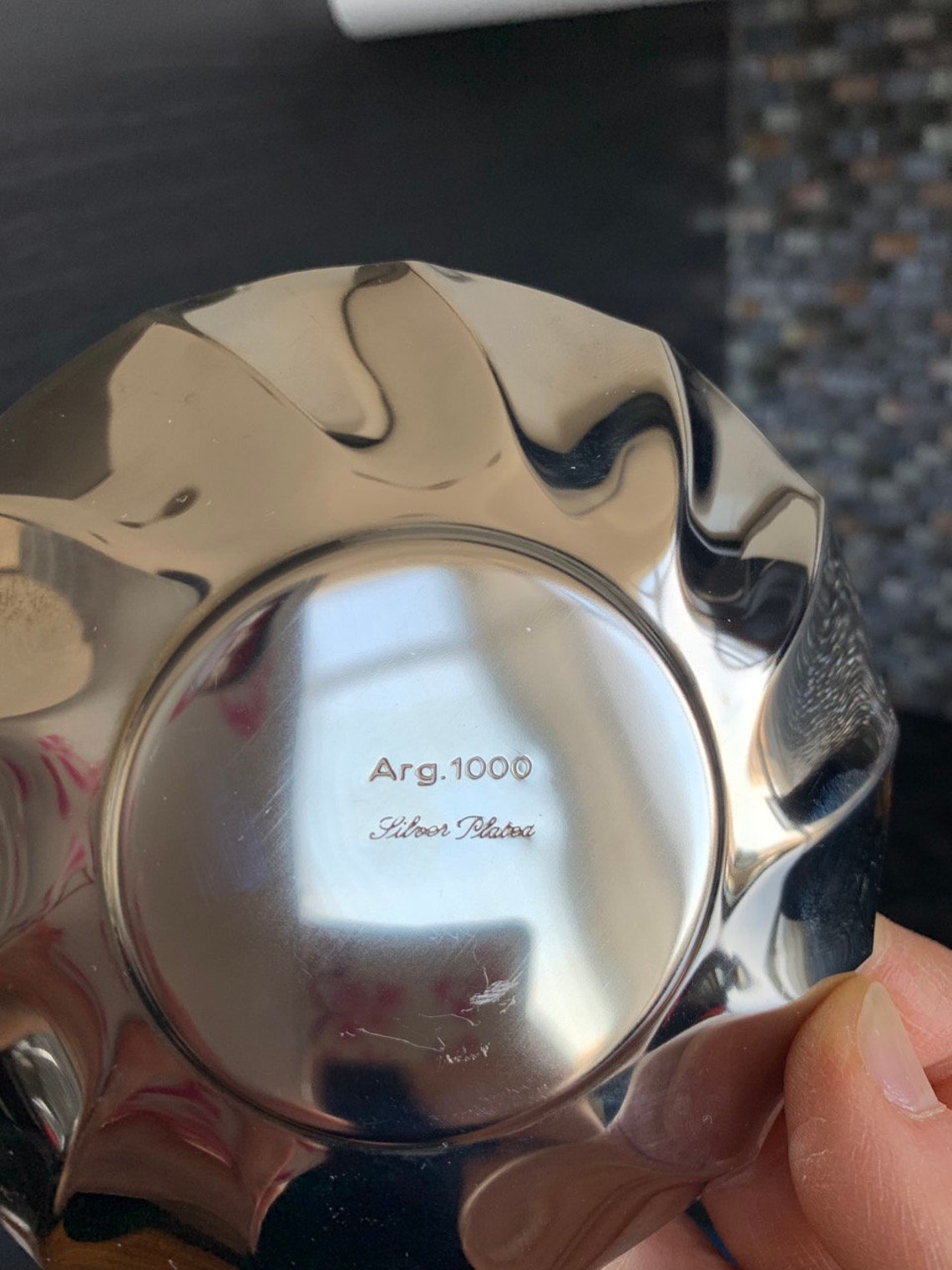 Vintage Italian Arg 1000 Silver Plated and Silver/gold Filled Embossed ...