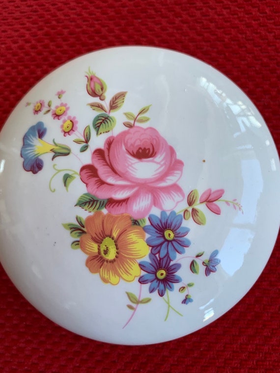 Hand Painted Porcelain Bone China Aquincum Trinket Je… - Gem