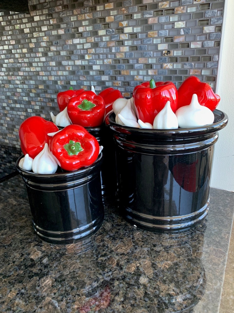 Chili Pepper Canisters